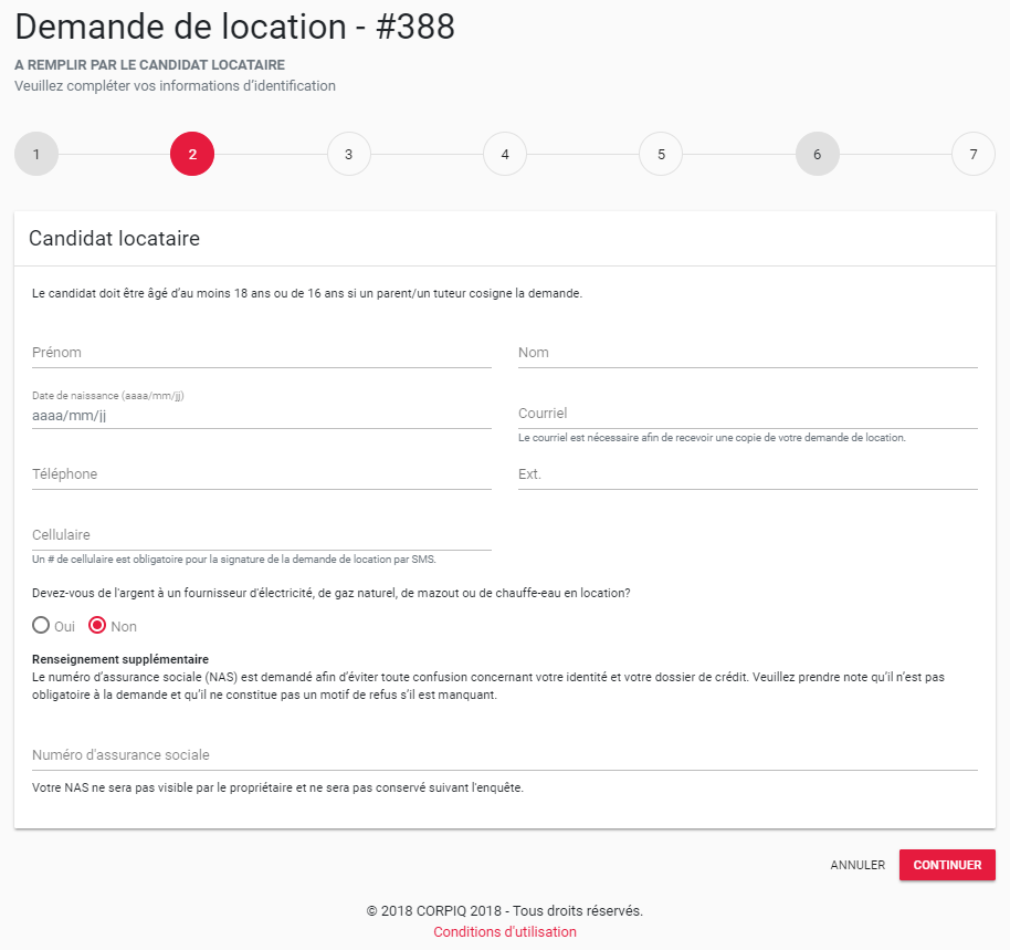 Comment remplir une demande de location en ligne ? - ProprioLocation