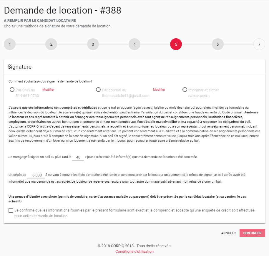 Comment remplir une demande de location en ligne ? - ProprioLocation